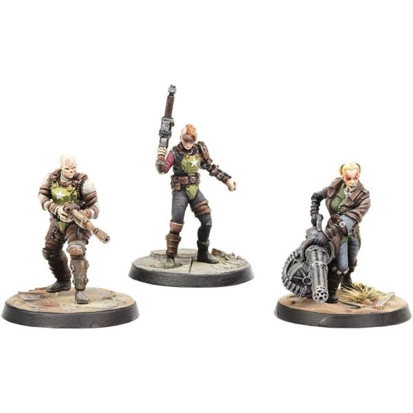 ボードゲーム 英語 アメリカ 海外ゲーム MUH051722 Modiphius Fallout Wasteland Warfare Ack Ack, Sinjin &amp; Avery Fallout Minis海外限定品を迅速輸入！5...