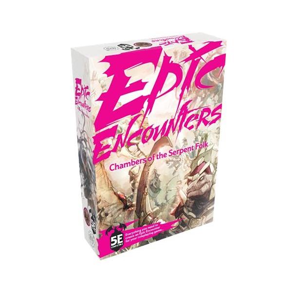 ボードゲーム 英語 アメリカ 海外ゲーム SFEE-008 Epic Encounters: Chamber of The Serpent Folk - RPG Fantasy Roleplaying Tabletop Game with ...