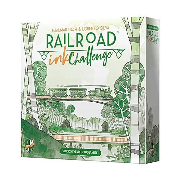 ボードゲーム 英語 アメリカ 海外ゲーム LUMHG048 Horrible Guild Railroad Ink Challenge: Lush Green Edition - Roll Dice and Draw Railways an...