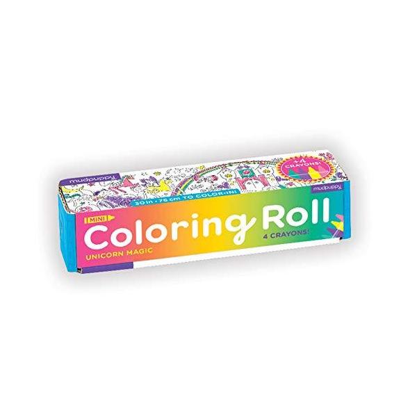 ボードゲーム 英語 アメリカ 海外ゲーム 9780735359826 Mudpuppy Magic Mini Coloring Roll ? Continuous Coloring Paper Roll Measuring 5.5” x 3...