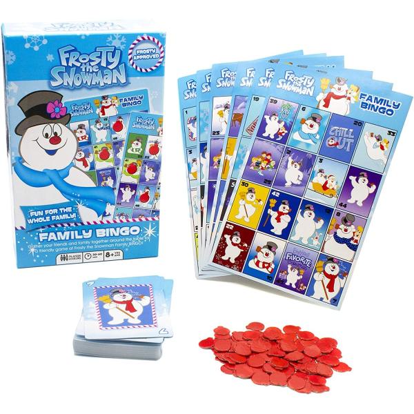 ボードゲーム 英語 アメリカ 海外ゲーム 96303 Aquarius - Frosty The Snowman Family Bingo Game海外限定品を迅速輸入！5〜15営業日にて発送します。型番：96303海外サイズ：One Si...