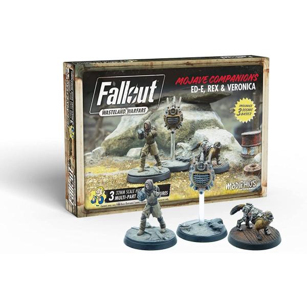 ボードゲーム 英語 アメリカ 海外ゲーム MUH052156 Modiphius Fallout ? Wasteland Warfare - Ed-E, Rex and Veronica, Multi海外限定品を迅速輸入！5〜15営業日にて...