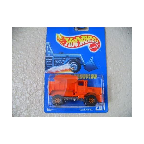 ホットウィール マテル ミニカー ホットウイール  Hot Wheels Oshkosh Snowplow All Blue Card #201 with Orange Construction Tires海外限定品を迅速輸入！5〜15営業...