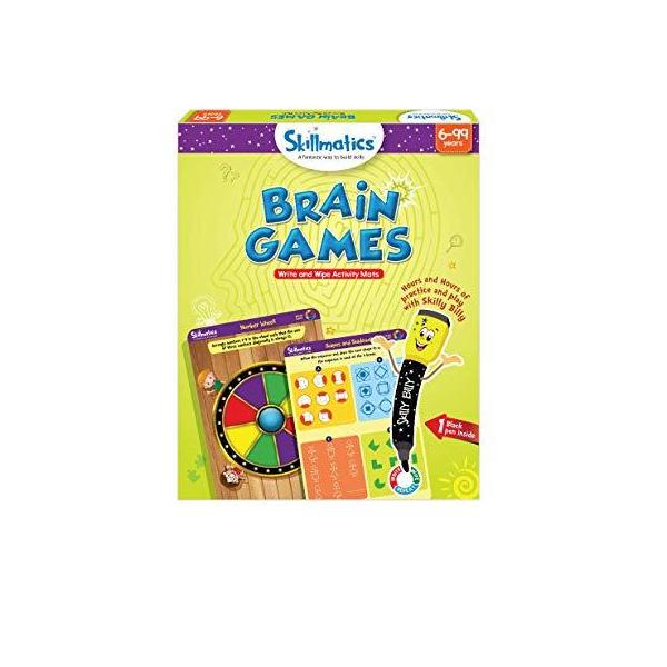 Skillmatics スキルマティクス アメリカ 海外輸入 知育玩具 教養ゲーム  SKILL04BGS Skillmatics Educational Game - Brain Games, Reusable Activity Mats...