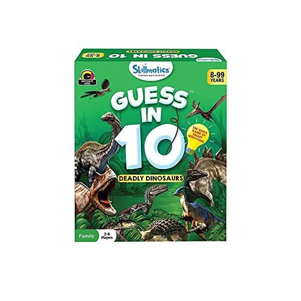 Skillmatics スキルマティクス アメリカ 海外輸入 知育玩具 教養ゲーム  SKILL73GDD Skillmatics Guess in 10 Dinosaurs, Perfect for Boys, Girls, Kids, ...
