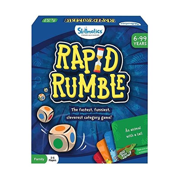 Skillmatics スキルマティクス アメリカ 海外輸入 知育玩具 教養ゲーム  SKILL201RR Skillmatics Rapid Rumble - Fast-Paced Board Game for Kids, Teens &...