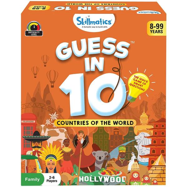 Skillmatics スキルマティクス アメリカ 海外輸入 知育玩具 教養ゲーム  SKILL56GCW Skillmatics Guess in 10 Countries of The World, Perfect for Boys, ...