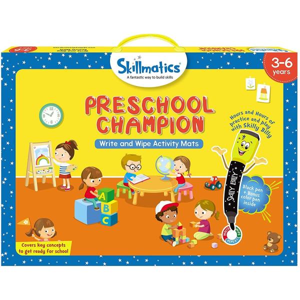 Skillmatics スキルマティクス アメリカ 海外輸入 知育玩具 教養ゲーム  SKILL03PCB Skillmatics Educational Game : Preschool Champion | Reusable Activ...