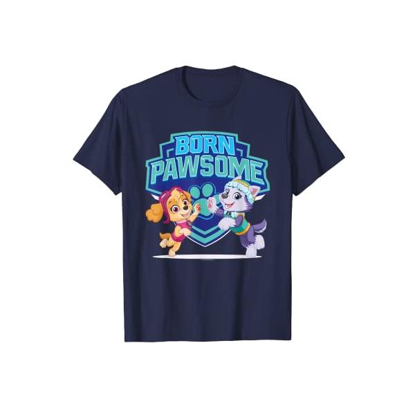 Tシャツ キャラクター ファッション トップス 海外モデル  PAW Patrol Born Pawsome Skye &amp; Everest T-Shirt海外限定品を迅速輸入！5〜15営業日にて発送します。商品名（自動翻訳）：Paw...