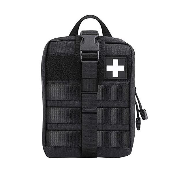 タクティカルポーチ ミリタリーポーチ サバイバルゲーム サバゲー アメリカ Yi-hei Haafoo Medical Molle Tactical Pouch - 1000D Nylon First Aid EMT Utility, Bi...