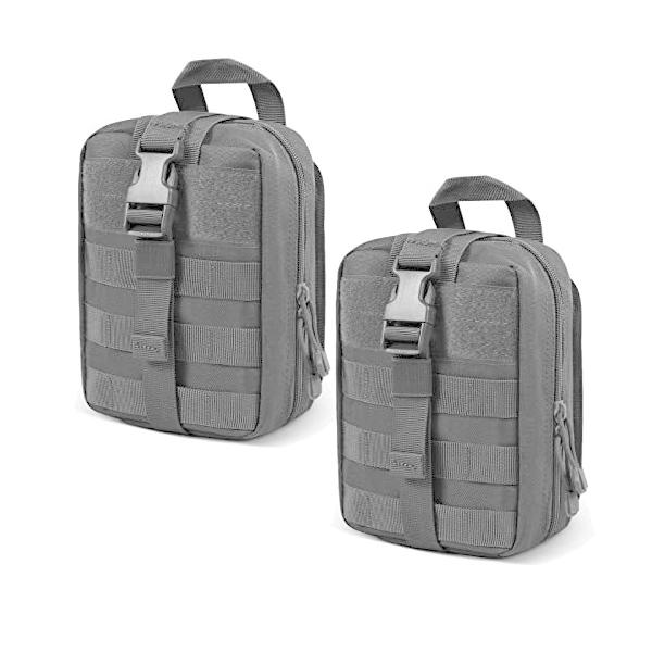 タクティカルポーチ ミリタリーポーチ サバイバルゲーム サバゲー アメリカ  Gogoku 2-Pack First Aid Pouch 1000D Nylon Tactical Molle Utility Pouch for Outdoo...