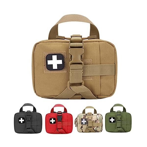 タクティカルポーチ ミリタリーポーチ サバイバルゲーム サバゲー アメリカ  Molle Ifak Pouch Rip Away, Molle Medical Pouch, Tactical First Aid Pouches Empty,...