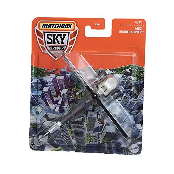 マッチボックス マテル ミニカー MATCHBOX アメリカ直輸入  Matchbox Bubble Copter, [Silver] Sky Busters 8/31海外限定品を迅速輸入！5〜15営業日にて発送します。商品名（自動翻訳）：...