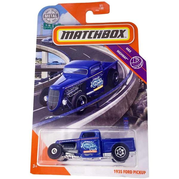 マッチボックス マテル ミニカー MATCHBOX アメリカ直輸入  Matchbox 2020 MBX Highway 51/100 - 1935 Ford Pickup (Blue)海外限定品を迅速輸入！5〜15営業日にて発送します。型...