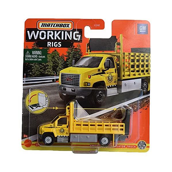マッチボックス マテル ミニカー MATCHBOX アメリカ直輸入 GMC 3500 Matchbox GMC 3500 Attenuator Truck, [Yellow] Working Rigs 2/16海外限定品を迅速輸入！5〜15...