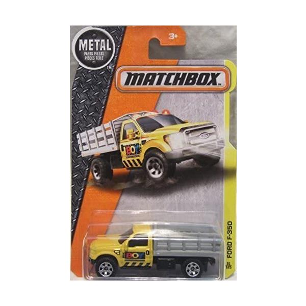 マッチボックス マテル ミニカー MATCHBOX アメリカ直輸入  Matchbox, 2016 MBX Construction, Ford F-350 [Yellow] #51/125 by Matchbox海外限定品を迅速輸入！5〜...