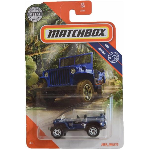 マッチボックス マテル ミニカー MATCHBOX アメリカ直輸入 GPP12 Matchbox Jeeps Willys, [Blue] Jungle 69/100海外限定品を迅速輸入！5〜15営業日にて発送します。型番：GPP12関連：...