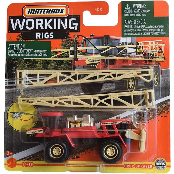 マッチボックス マテル ミニカー MATCHBOX アメリカ直輸入 GPP12 Matchbox Working Rigs Crop Sprayer Diecast Vehicle海外限定品を迅速輸入！5〜15営業日にて発送します。型番：G...