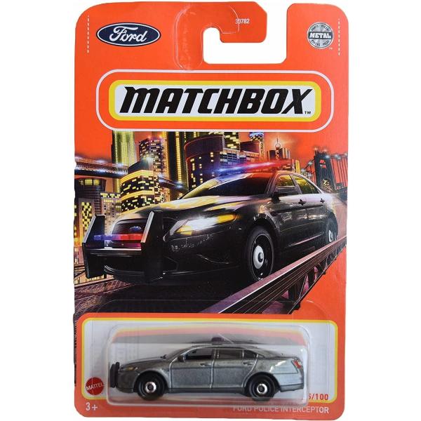 マッチボックス マテル ミニカー MATCHBOX アメリカ直輸入 30782 Matchbox Ford Police Interceptor, [Gray] 95/100海外限定品を迅速輸入！5〜15営業日にて発送します。型番：3078...
