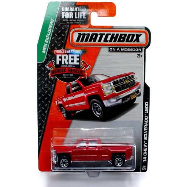 マッチボックス マテル ミニカー MATCHBOX アメリカ直輸入 29-120 Matchbox, MBX Explorers, '14 Chevy Silverado 1500 [Red] 29/120海外限定品を迅速輸入！5〜15営業...