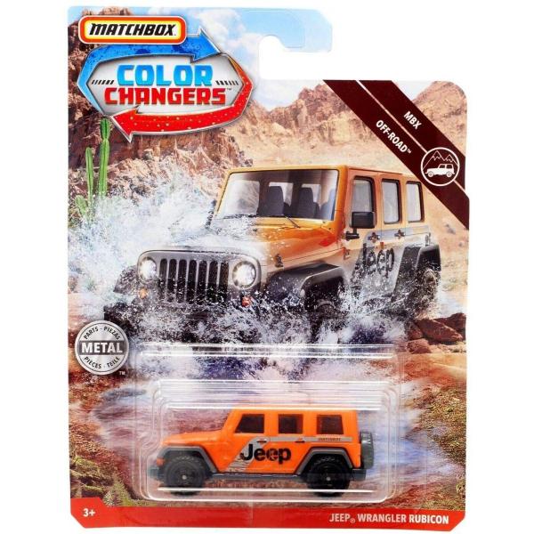 マッチボックス マテル ミニカー MATCHBOX アメリカ直輸入  Matchbox Color Changers Off-Road Jeeps Wrangler Rubicon海外限定品を迅速輸入！5〜15営業日にて発送します。型番：関...