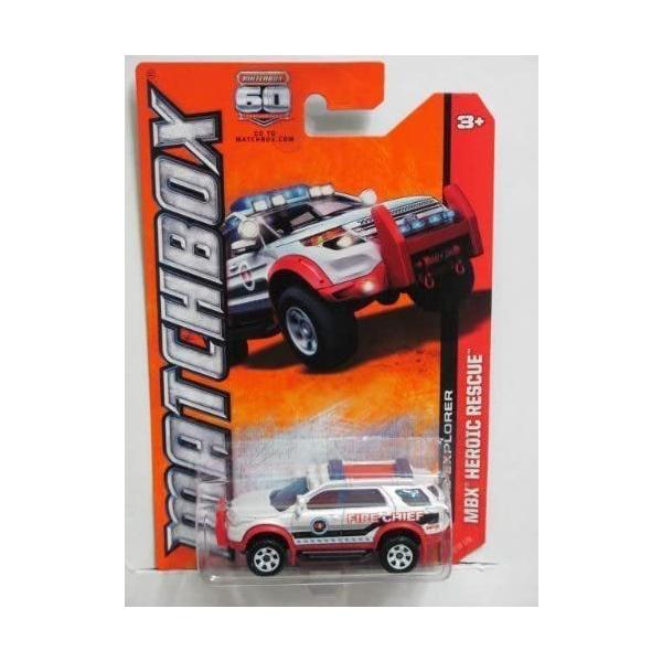 マッチボックス マテル ミニカー MATCHBOX アメリカ直輸入  2013 Matchbox - MBX Heroic Rescue - Ford Explorer Fire Chief (72 of 120)海外限定品を迅速輸入！5〜...