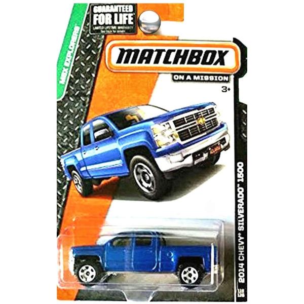 マッチボックス マテル ミニカー MATCHBOX アメリカ直輸入 118/120 Matchbox MBX Explorers 2014 Chevy Silverado 1500 Blue #118/120海外限定品を迅速輸入！5〜15営...