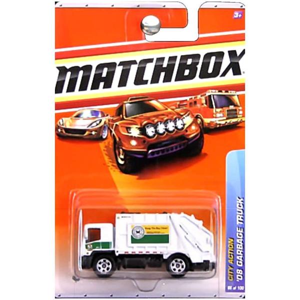 マッチボックス マテル ミニカー MATCHBOX アメリカ直輸入 035995307827 Matchbox 2010 City Action 2008 Garbage Truck Trash Annapolis Maryland Whi...