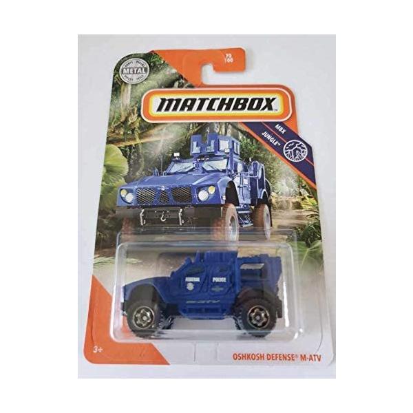 マッチボックス マテル ミニカー MATCHBOX アメリカ直輸入 GKL18 Matchbox 2020 MBX Jungle OshKosh Defense M-ATV, Blue 70/100海外限定品を迅速輸入！5〜15営業日にて発...