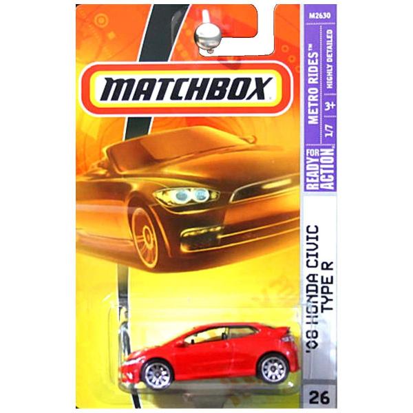 マッチボックス マテル ミニカー MATCHBOX アメリカ直輸入  Matchbox 2007 MBX Metro Rides 1:64 Scale Die Cast Metal Car # 26 - Red Color 3 Door H...