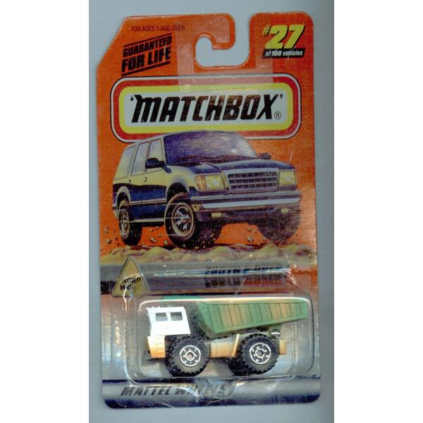 マッチボックス マテル ミニカー MATCHBOX アメリカ直輸入  Matchbox 1999-27/100 Series 6 Road Work Earth Mover 1:64 Scale海外限定品を迅速輸入！5〜15営業日にて発送し...