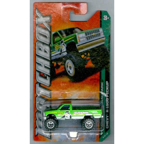 マッチボックス マテル ミニカー MATCHBOX アメリカ直輸入  Matchbox 2012-116 MBX National Park Chevy K-1500 Pickup GREEN 1:64 Scale海外限定品を迅速輸入！5〜...