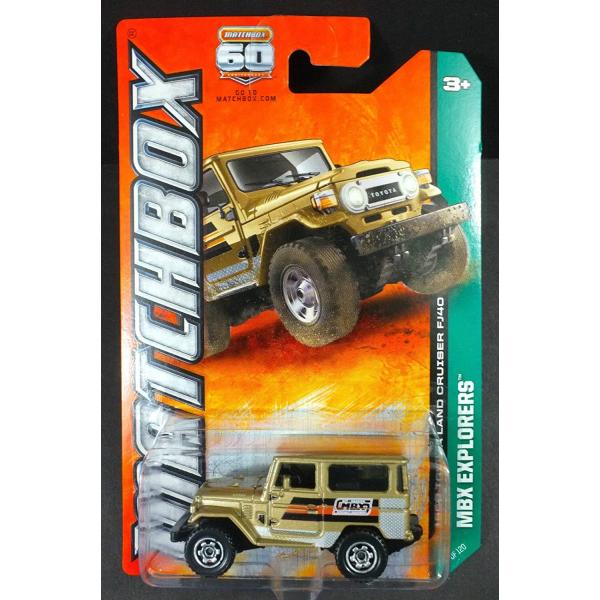 マッチボックス マテル ミニカー MATCHBOX アメリカ直輸入  Matchbox 2013 MBX Explorers 1968 Toyota Land Cruiser FJ40 Gold海外限定品を迅速輸入！5〜15営業日にて発送し...