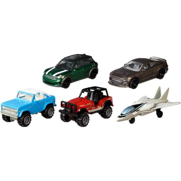 マッチボックス マテル ミニカー MATCHBOX アメリカ直輸入 GRF43 Matchbox Top Gun: Maverick 5-Pack of Vehicles &amp; Planes for Kids 3 Years Old ...