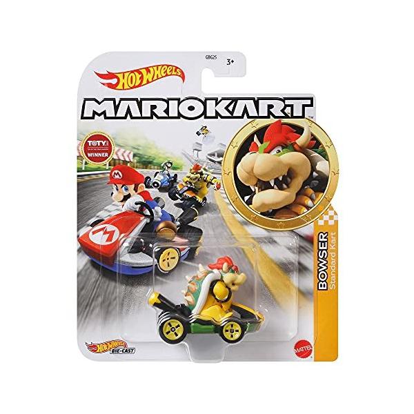 ホットウィール Hot Wheels マリオカート スタンダードカート MARIO KART ビークル ミニカーホットウィール マテル ミニカー ホットウイール GRN20 Hot Wheels Mario Kart Bowser in S...
