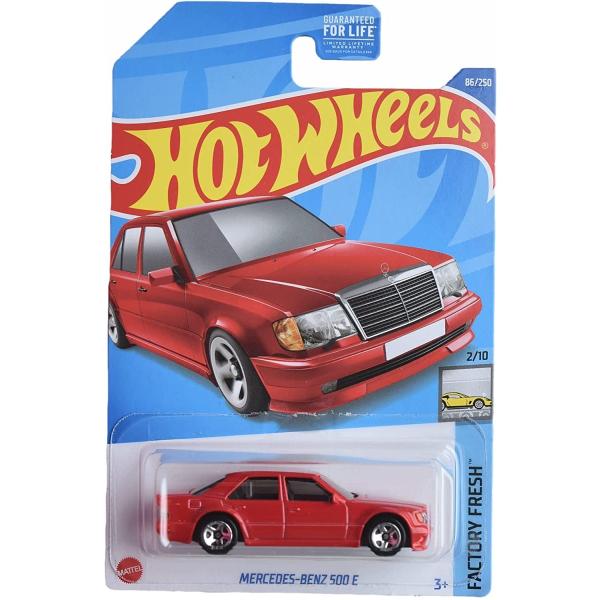 ホットウィール Hot Wheels メルセデス・ベンツ 500 E ファクトリーフレッシュ 2/10 86/250 レッド Mercedes ビークル ミニカーホットウィール マテル ミニカー ホットウイール L2593 Hot Whee...