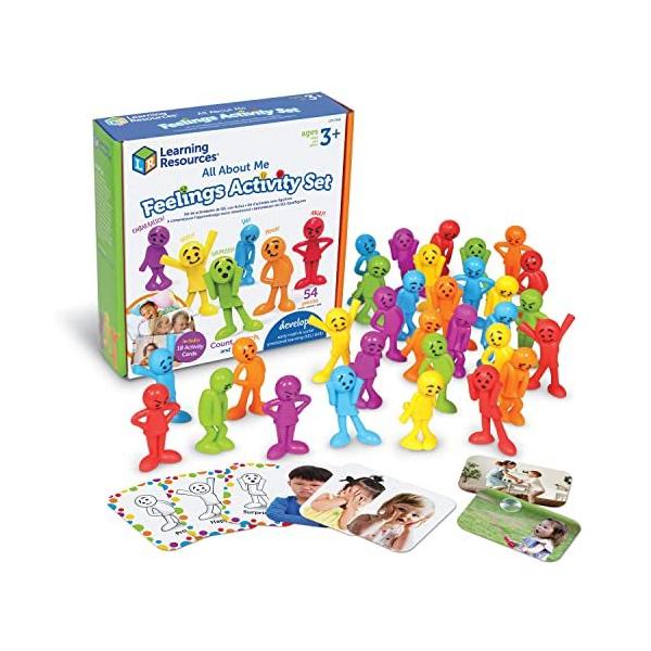知育玩具 パズル ブロック ラーニングリソース LER3368 Learning Resources All About Me Feelings Activity Set - Emotional Regulation Tools for K...