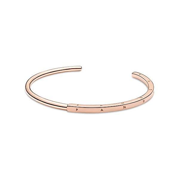 パンドラ ブレスレット チャーム アクセサリー ブランド かわいい おしゃれ デンマーク コペンハーゲン  589493C00-1 Pandora Jewelry Signature I-D Open Bangle Bracelet for...