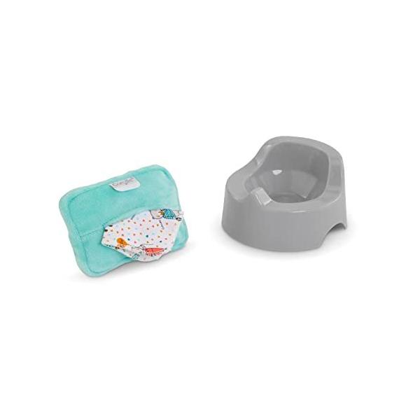 コロール 赤ちゃん 人形 ベビー人形 110750 Baby Doll Potty Training Set - Corolle Baby Doll Accessory - Potty Toys Toilet with Wipes for ...