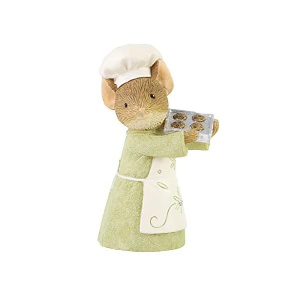 エネスコ Enesco 置物 インテリア 海外モデル アメリカ 輸入物 ジムショア Jim Shore  6009899 Enesco Tails with Heart Baker Mouse Holding Cookies Miniatu...