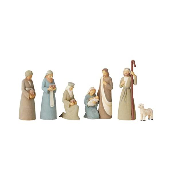 エネスコ Enesco 置物 インテリア 海外モデル アメリカ 輸入物 ジムショア Jim Shore  6011548 Enesco Foundations Nativity Miniature Figurine Set, 4.5 Inc...