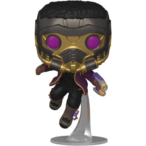 ファンコ FUNKO フィギュア 人形 アメリカ直輸入 ボブルヘッド BOBBLEHEAD ポップカルチャー 55812 Funko Pop! Marvel: What If? - T'Challa Star-Lord海外限定品を迅速輸入！...