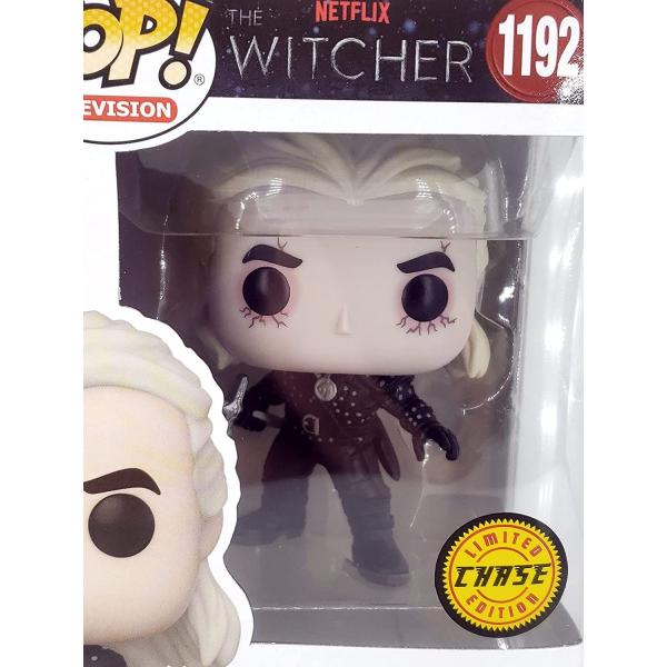 ファンコ FUNKO フィギュア 人形 アメリカ直輸入 ボブルヘッド BOBBLEHEAD ポップカルチャー  Funko Pop! TV: Witcher- Geralt Chase Bundled with EcoTEK Pop Pro...