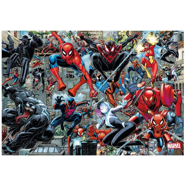 ジグソーパズル 海外製 アメリカ 2122 Buffalo Games - Marvel - Spider-Verse - 2000 Piece Jigsaw Puzzle for Adults Challenging Puzzle Per...