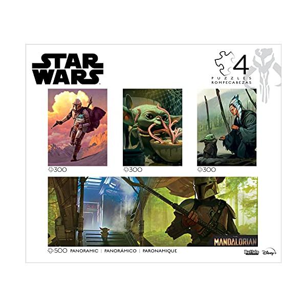 ジグソーパズル 海外製 アメリカ 9361 Buffalo Games - Star Wars - 4 x 1 Multipack - Multi Piece Jigsaw Puzzle for Adults -Challenging Pu...