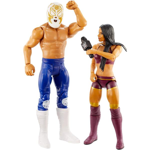WWE フィギュア アメリカ直輸入 人形 プロレス 大人気  GLB22 WWE Andrade vs Zelina Vega Battle Pack Series #62 with Two 6-inch Articulated Actio...