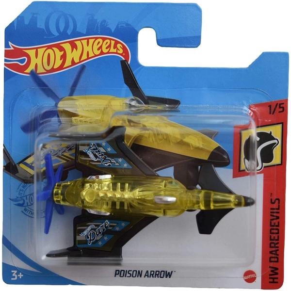 ホットウィール マテル ミニカー ホットウイール  Hot Wheels Poison Arrow, [Black] Daredevils 1/5 Short Card海外限定品を迅速輸入！5〜15営業日にて発送します。型番：関連：ホットウ...