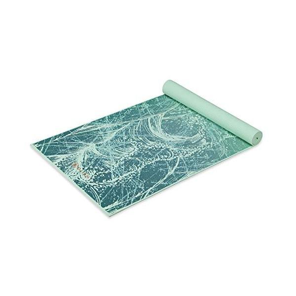 ヨガマット フィットネス 05-60521 Gaiam Yoga Mat Classic Print Non Slip Exercise &amp; Fitness Mat for All Types of Yoga, Pilates &a...
