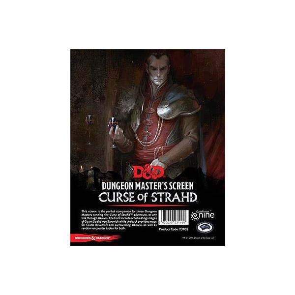 ボードゲーム 英語 アメリカ 海外ゲーム 73705BFM Gale Force Nine Dungeons &amp; Dragons - Curse of Strahd DM Screen, Multicolor, 22"x 8.5" ...