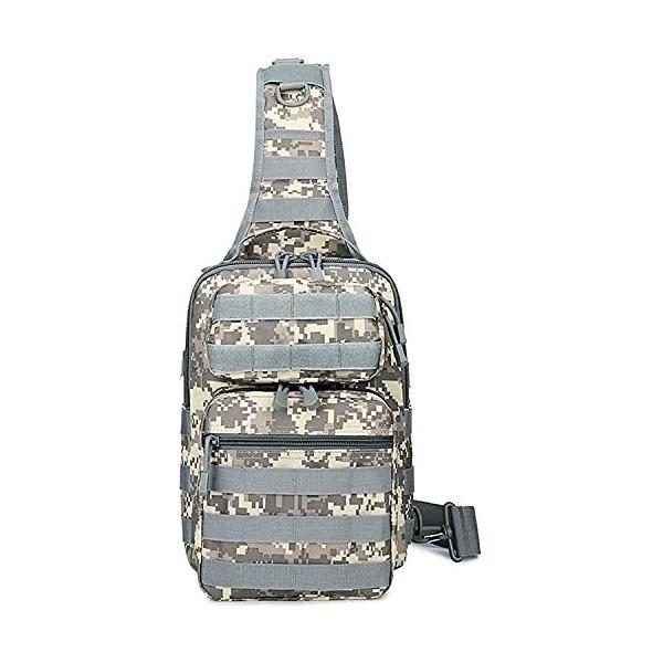 ミリタリーバックパック タクティカルバックパック サバイバルゲーム サバゲー アメリカ  VIIDOO Tactical Sling Backpack, ACU Military Molle Bag Pack Concealed Carry...
